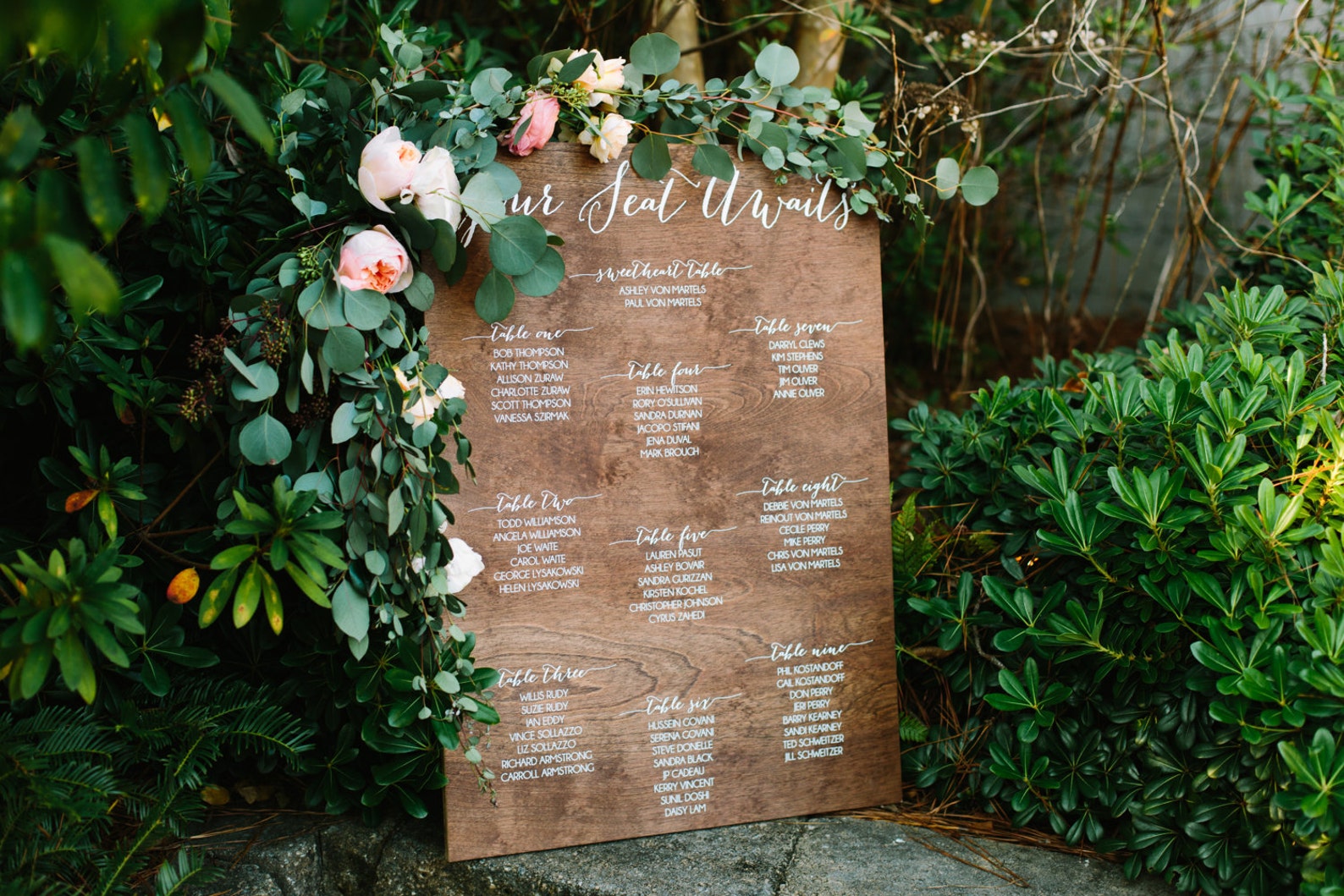 Wedding Seating Chart Sign, Escort Sign, Escort Board, Seating Board ...