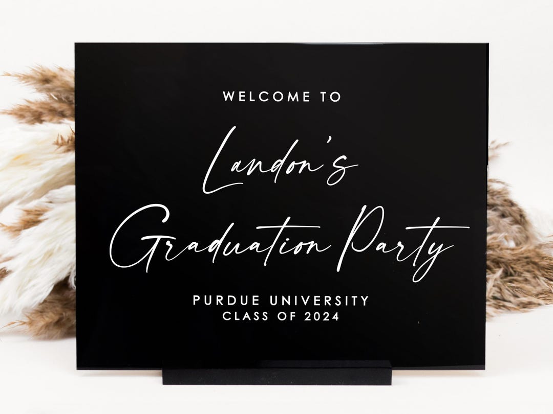Graduation Sign, Acrylic Graduation Sign, Graduation Signs, Graduation ...