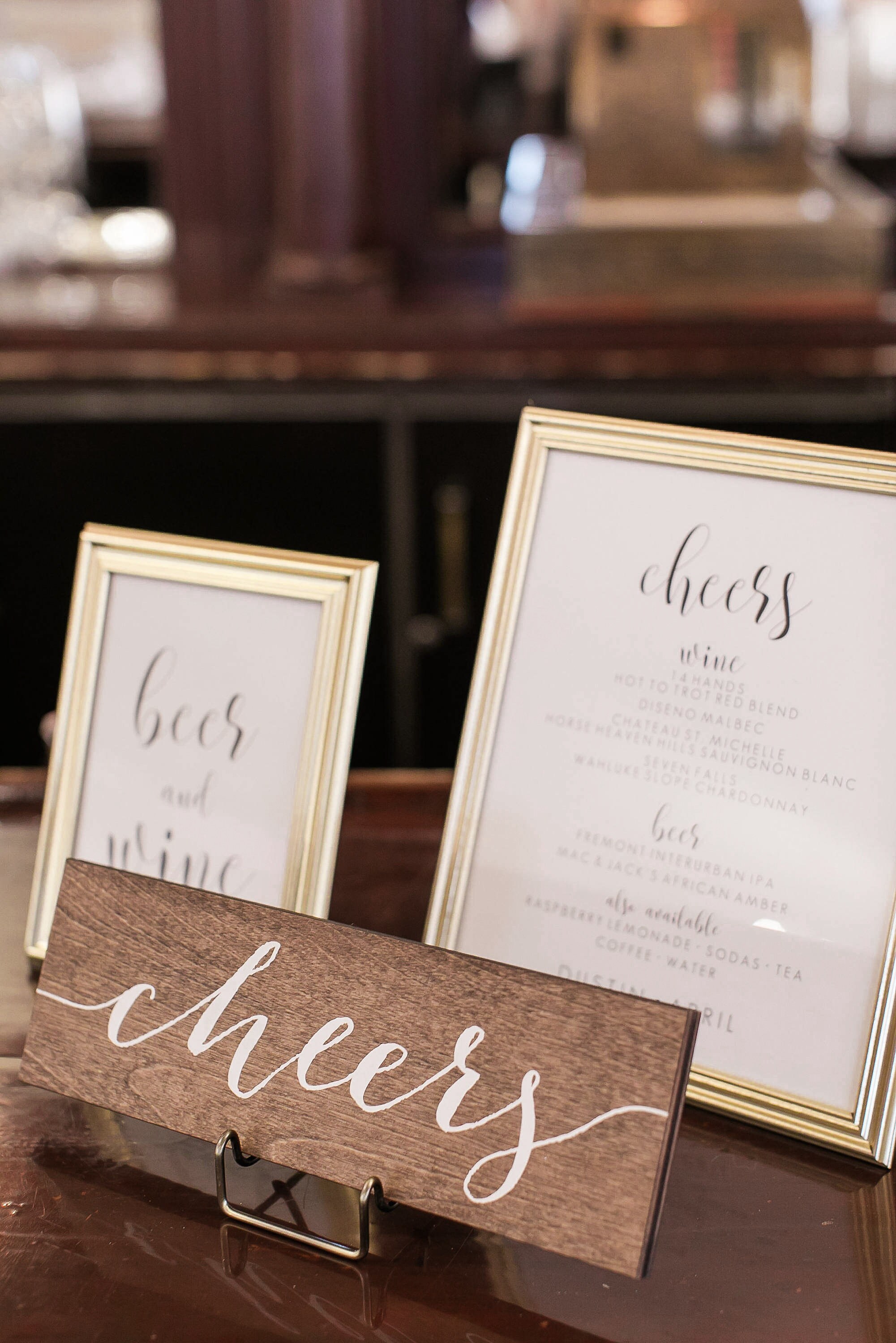 Cheers Sign, Wedding Cheers Sign, Wedding Bar Sign, Bar Sign, Wood ...
