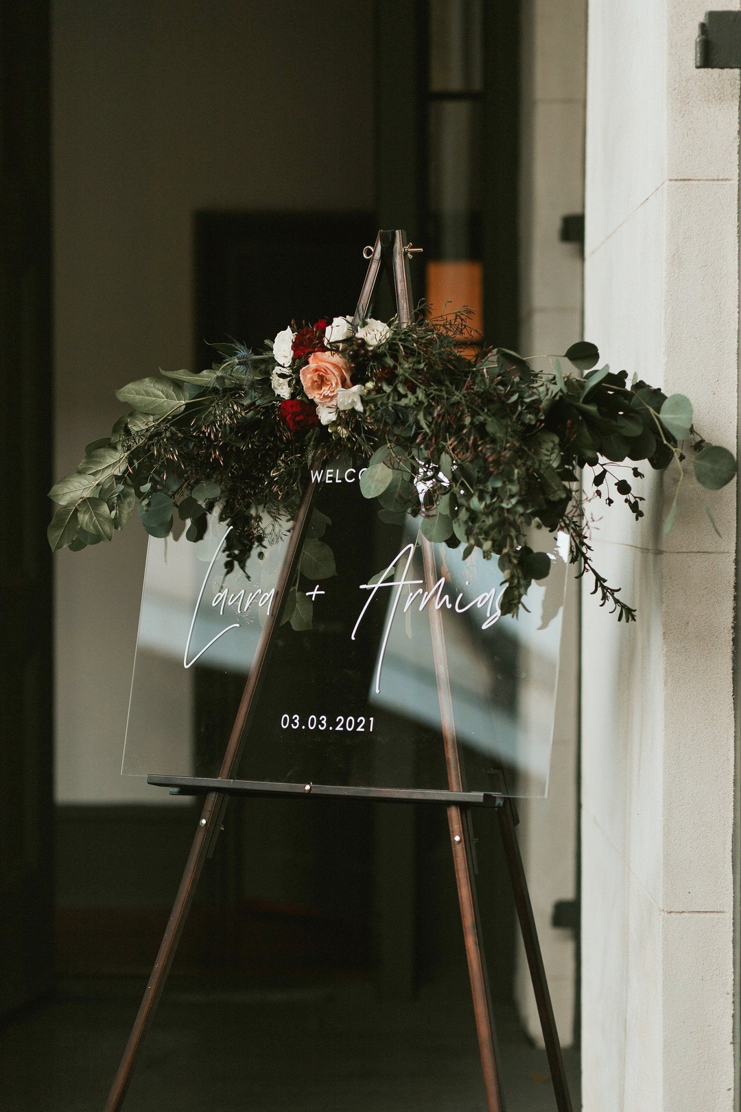 Wedding Welcome Sign, Acrylic Wedding Sign, Wedding Signs, Acrylic ...