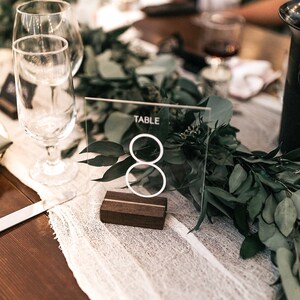 Table Numbers, Wedding Table Numbers, Acrylic Table Number, Lucite ...