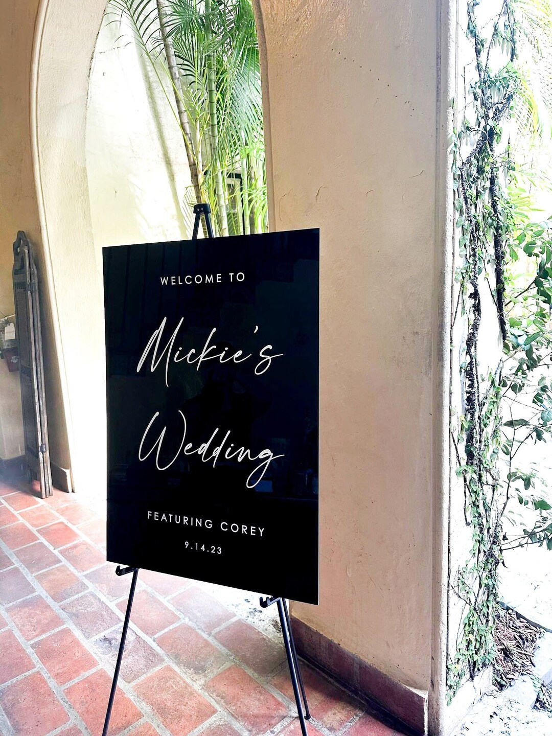 Wedding Welcome Sign, Acrylic Wedding Sign, Wedding Signs, Featuring ...