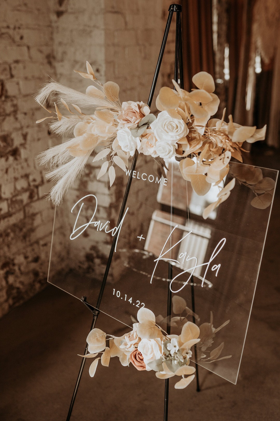 Wedding Welcome Sign, Acrylic Wedding Sign, Wedding Signs, Acrylic ...
