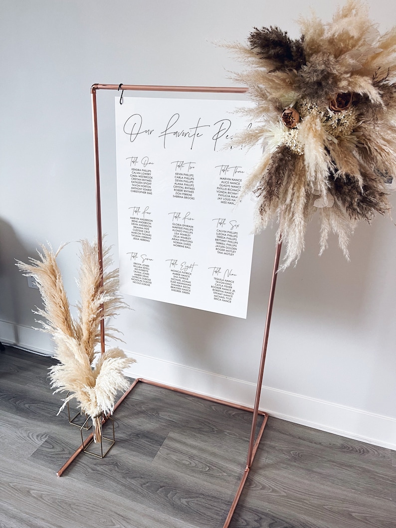 Wedding Seating Chart Sign Acrylic Escort Boards Seating - Etsy