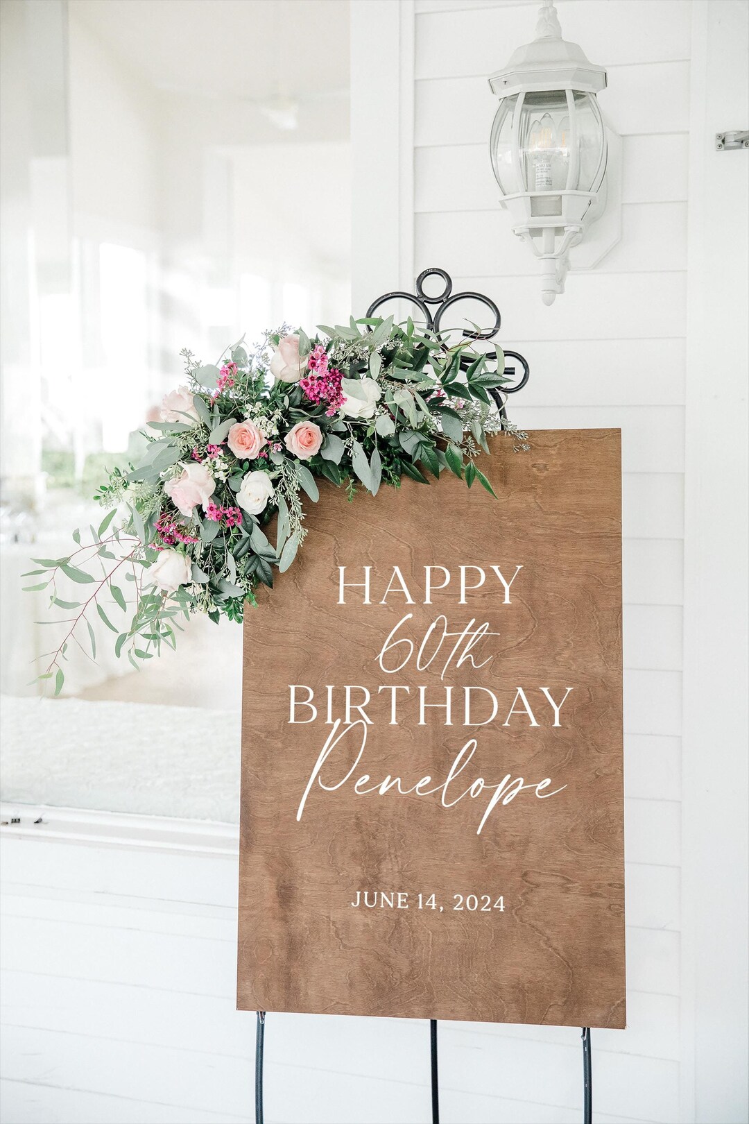Birthday Sign, Wood Birthday Party Sign, Birthday Signs, Wooden ...