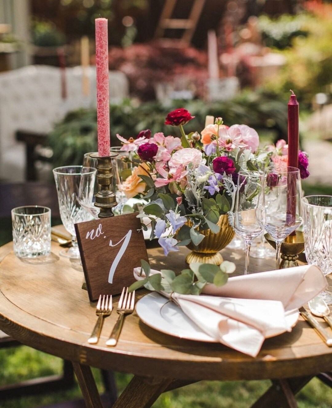 Table Numbers for Wedding, Custom Wedding Wood Table Numbers ...