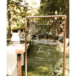 Graduation Sign, Acrylic Graduation Sign, Graduation Signs, Graduation ...