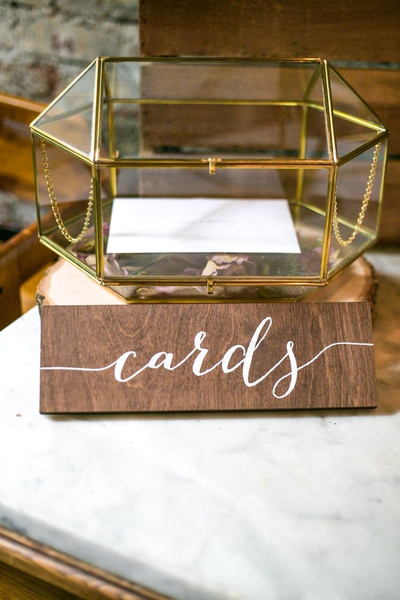 Cards Sign Wedding Cards Sign Gifts and Cards Sign Wooden | Etsy