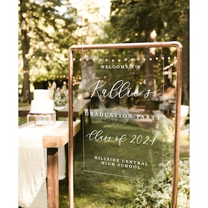 Graduation Sign, Acrylic Graduation Sign, Graduation Signs, Graduation ...