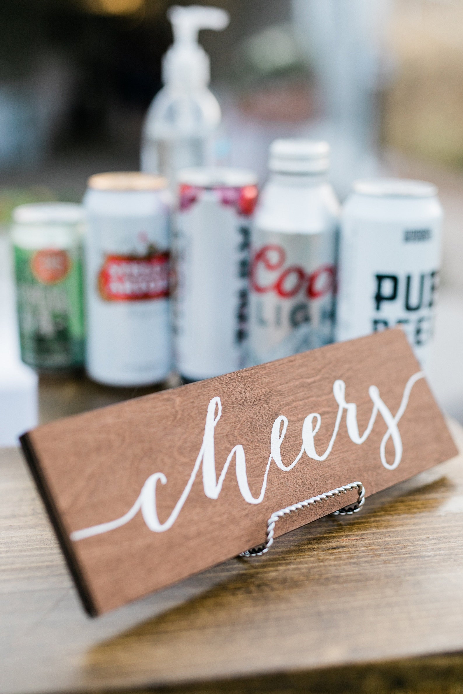 Cheers Sign Wedding Cheers Sign Wedding Bar Sign Bar Sign - Etsy
