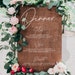 Wedding Menu Sign, Wedding Dinner Menu, Menu Board, Wood Menu Sign ...