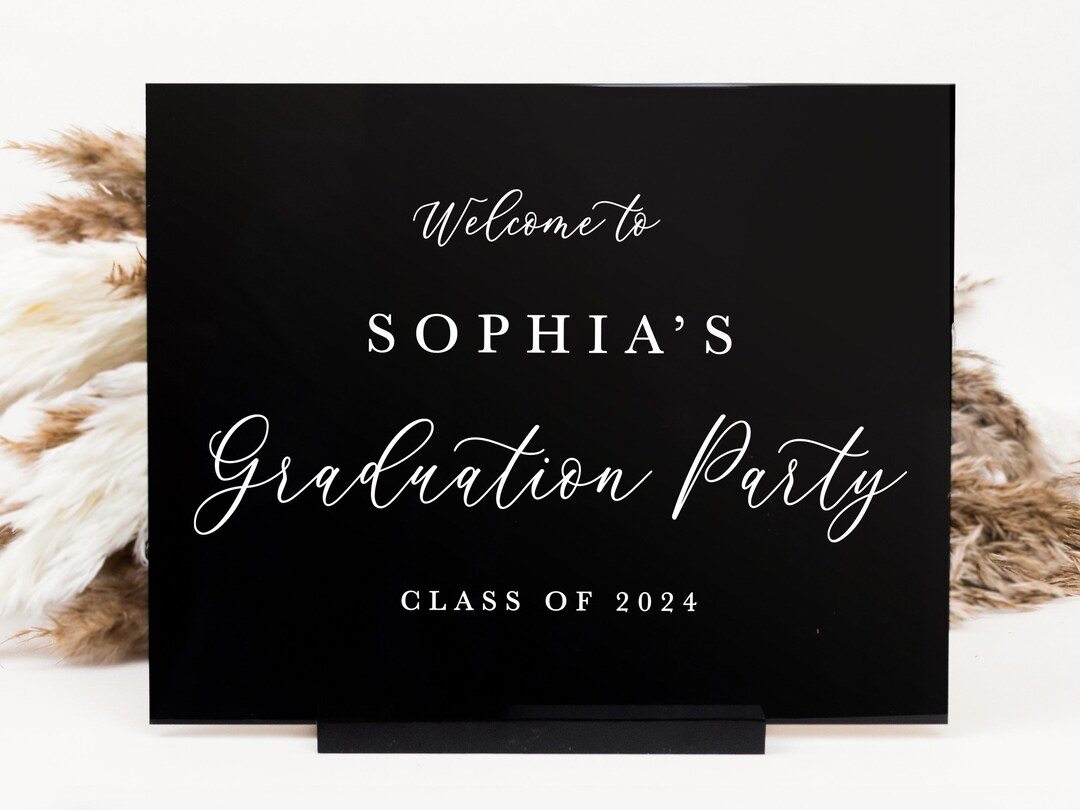Graduation Sign, Acrylic Graduation Sign, Graduation Signs, Graduation ...