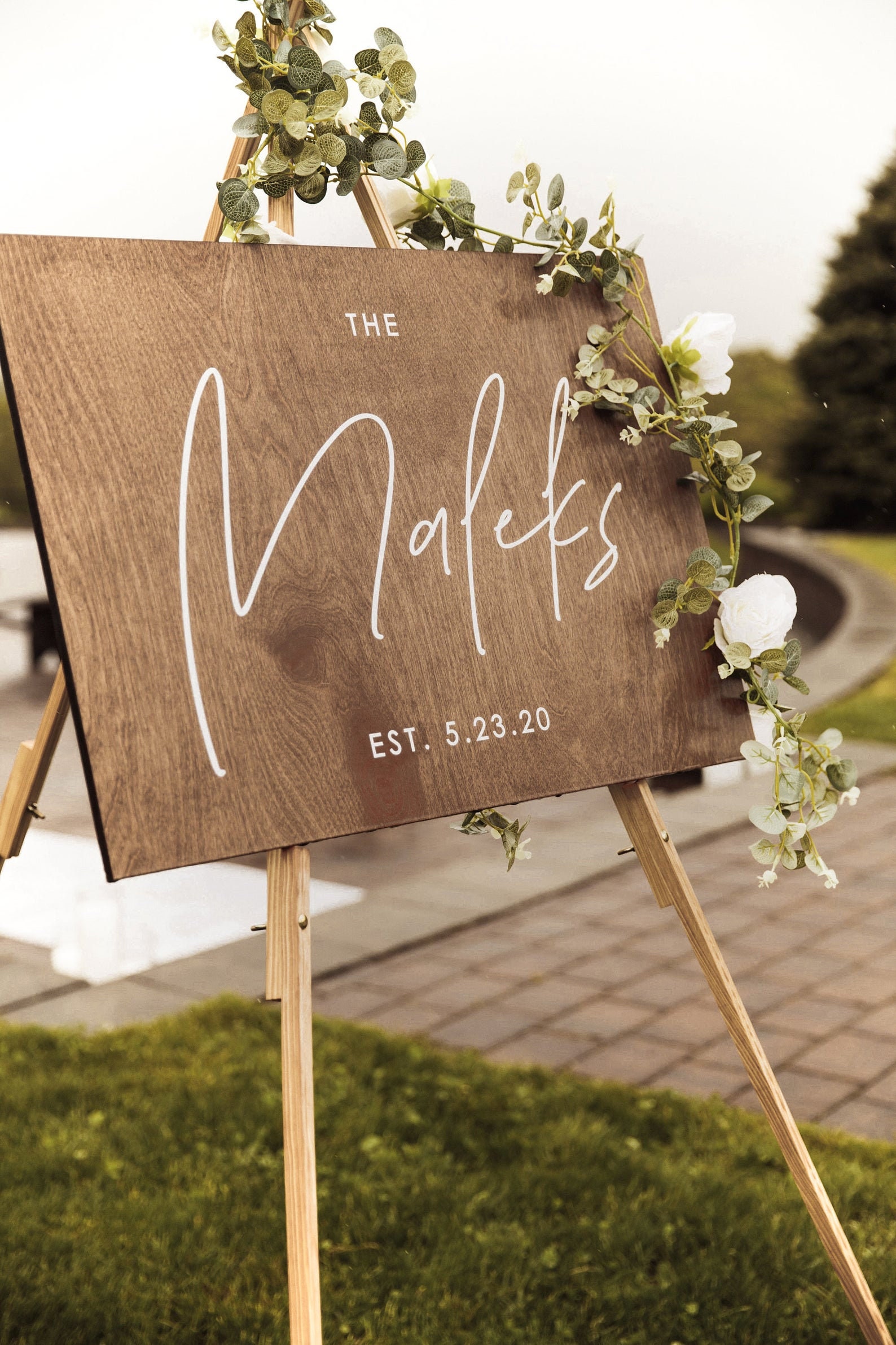 Wedding Welcome Sign Last Name Welcome Sign Wedding Wood | Etsy