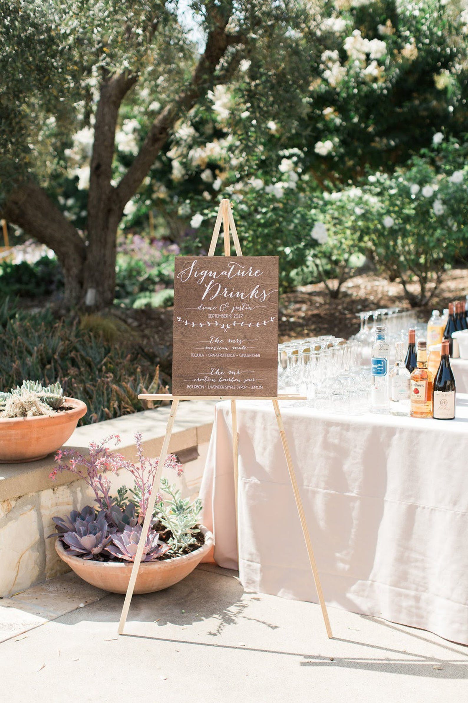 Bar Menu Sign, Wedding Bar Menu, Wedding Menu Sign, Bar Menu Wedding ...