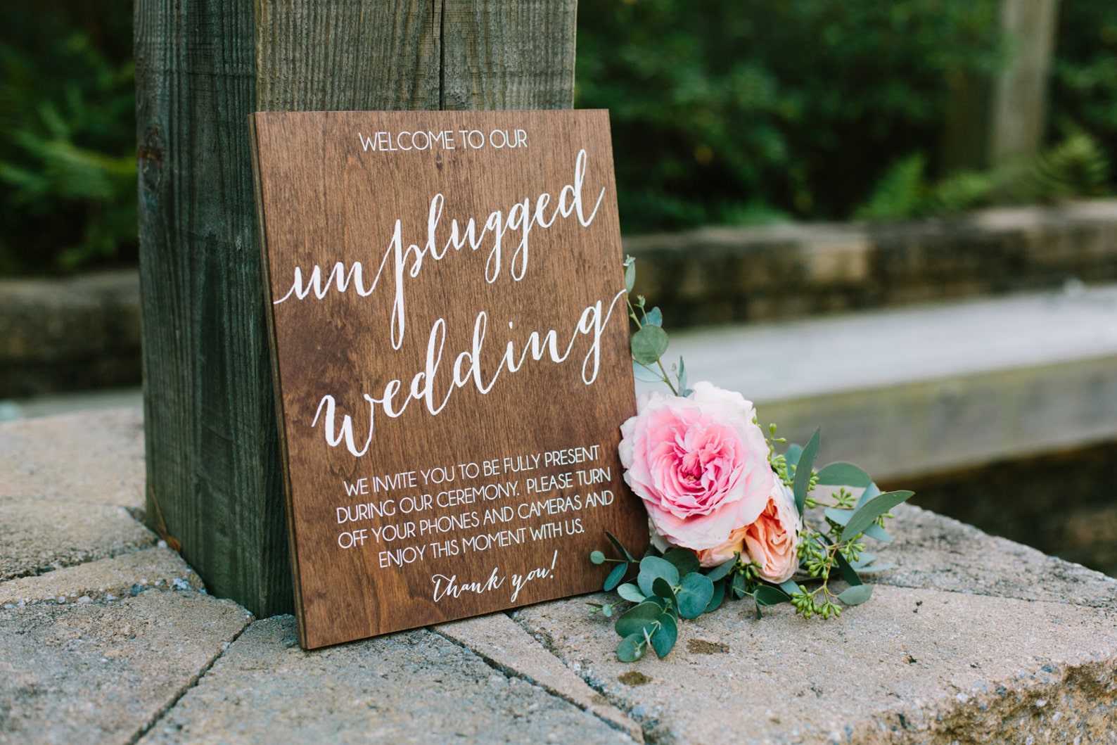 Unplugged Wedding Sign Unplugged Ceremony Sign Unplugged - Etsy