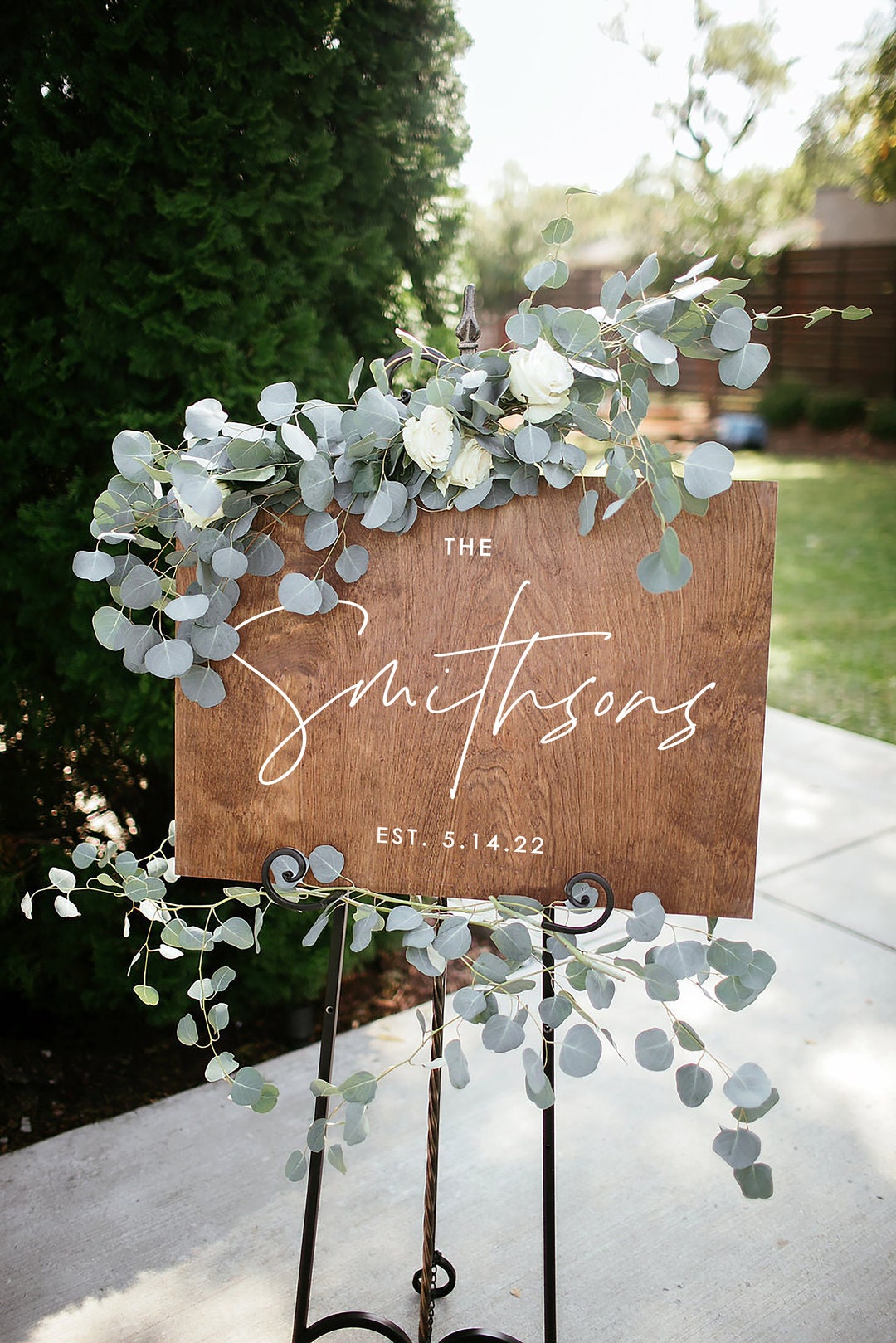 Wedding Welcome Sign, Last Name, Welcome Sign, Wedding Wood Welcome ...
