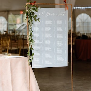 Wedding Seating Chart Sign Acrylic Escort Boards Seating - Etsy