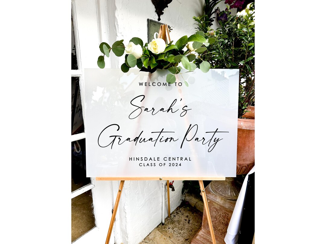 Graduation Sign, Acrylic Graduation Sign, Graduation Signs, Graduation ...