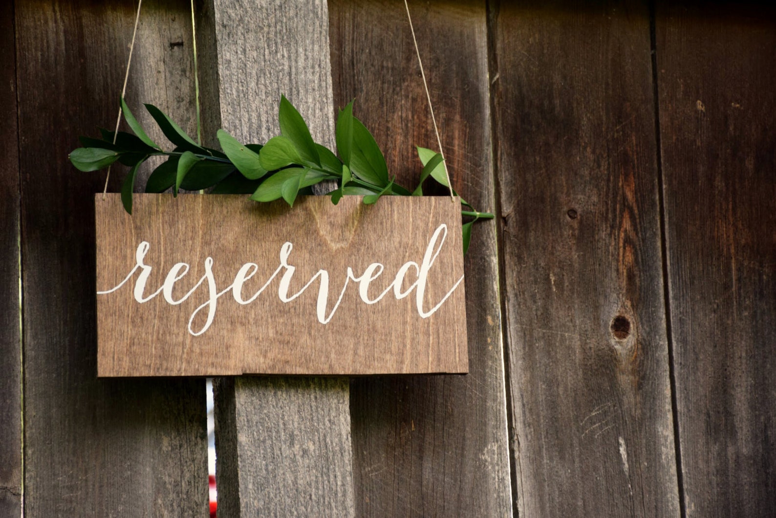 Reserved Sign Wedding Reserved Sign Reserved Wedding Sign - Etsy