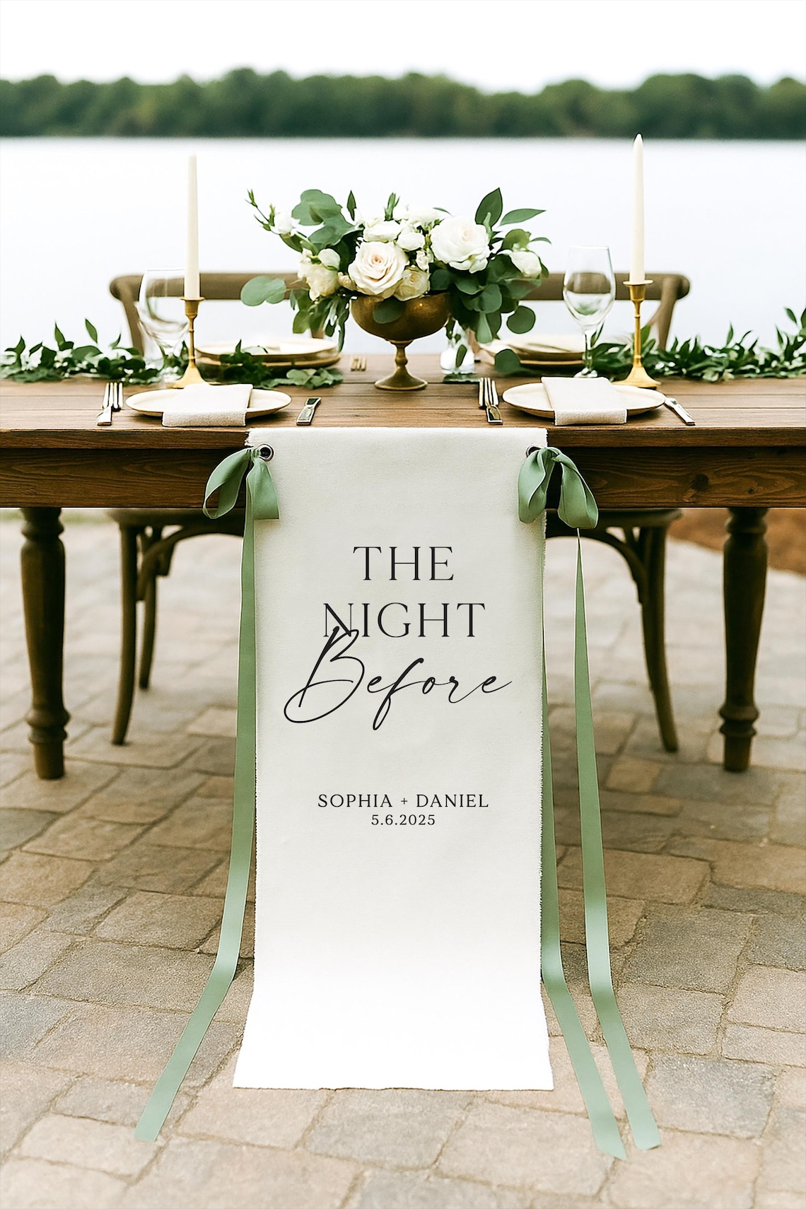 Linen Wedding Sign, Rehearsal Dinner Sign, Modern Wedding Decor ...