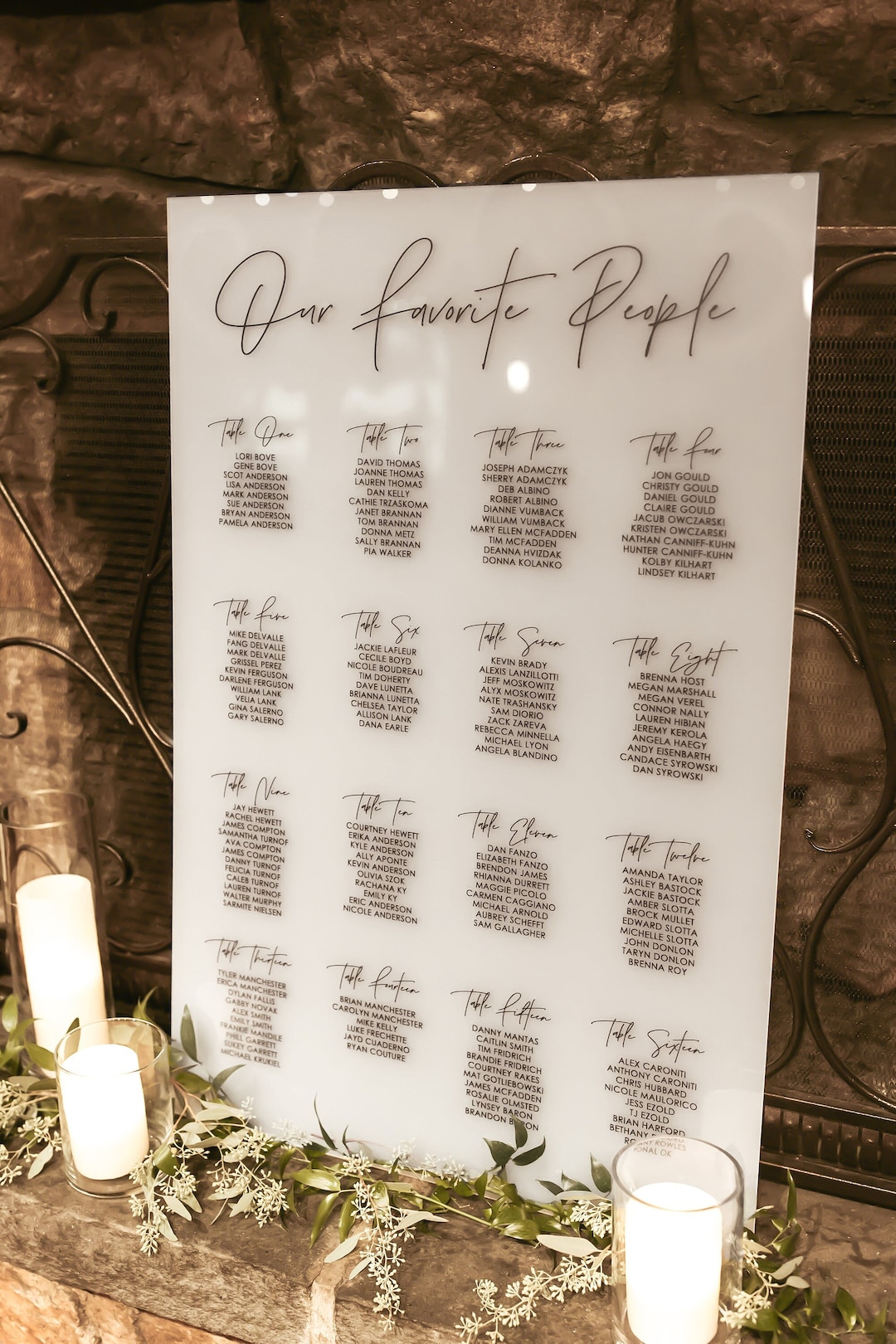 Wedding Seating Chart Sign, Acrylic Escort Boards, Seating Board ...