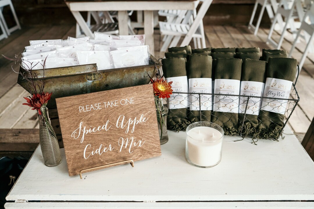 Favors Sign, Custom Favors Sign, Please Take One, Wedding Favors Sign ...