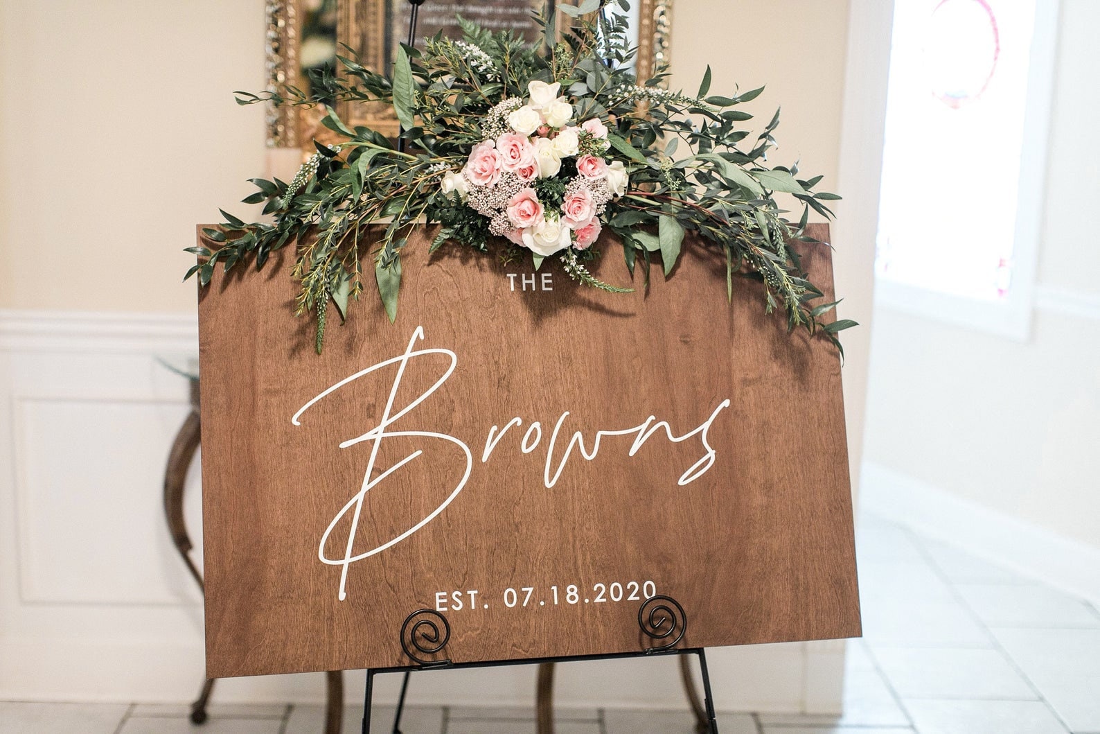 Wedding Welcome Sign Last Name Welcome Sign Wedding Wood | Etsy