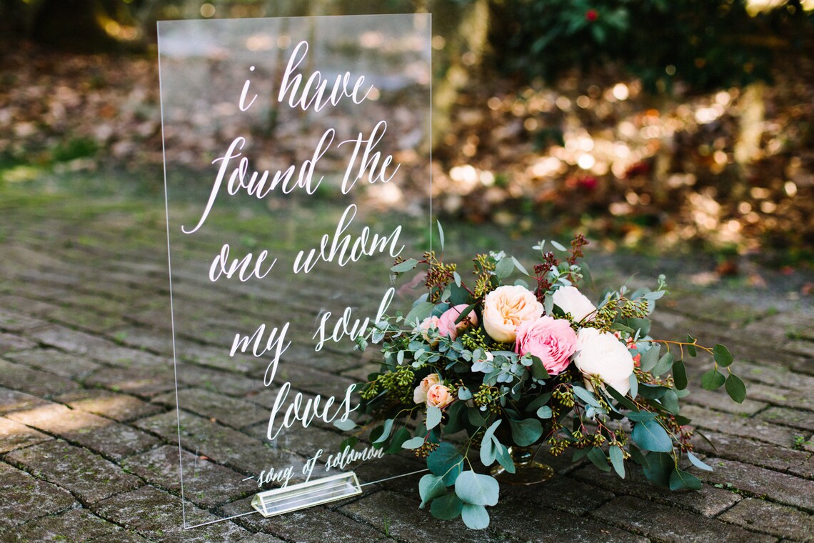 Solomon Sign, Song of Solomon Sign, Acrylic Solomon Sign, Lucite ...