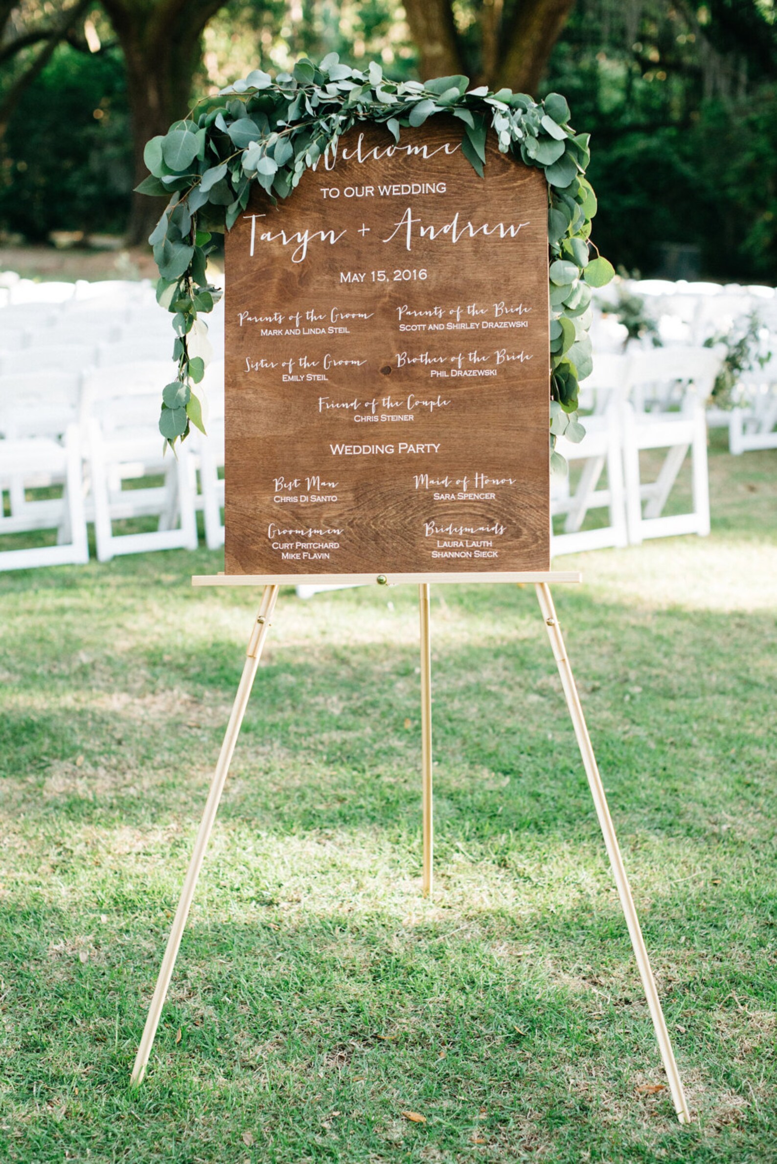 Wedding Program Sign Ceremony Sign Wedding Party Sign - Etsy