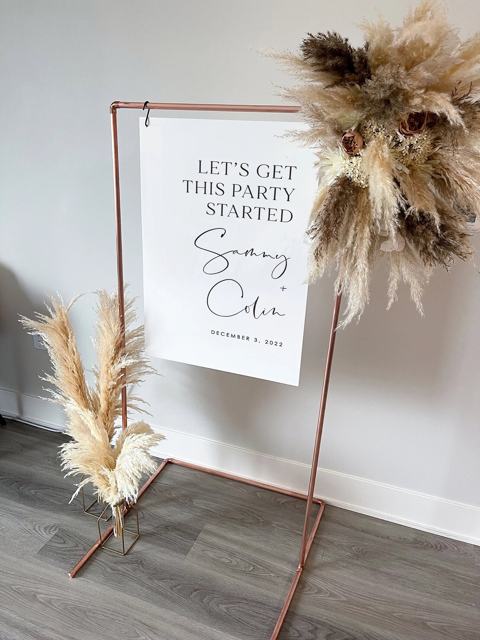 Wedding Welcome Sign, Modern Wedding Sign, Acrylic Wedding Sign, Lucite ...