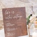 Wedding Menu Sign, Wedding Dinner Menu, Menu Board, Wood Menu Sign ...