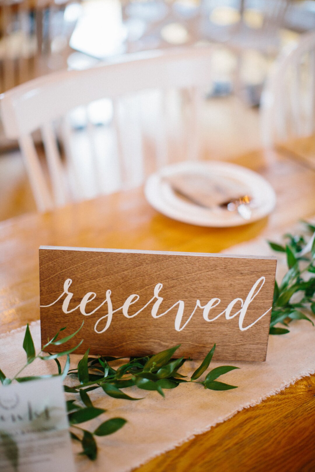 Reserved Sign, Wedding Reserved Sign, Reserved Wedding Sign, Reserved ...