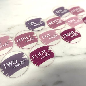 Acrylic Baby Milestone Cards, Set of 13, Baby Month Photo Props, Birth ...