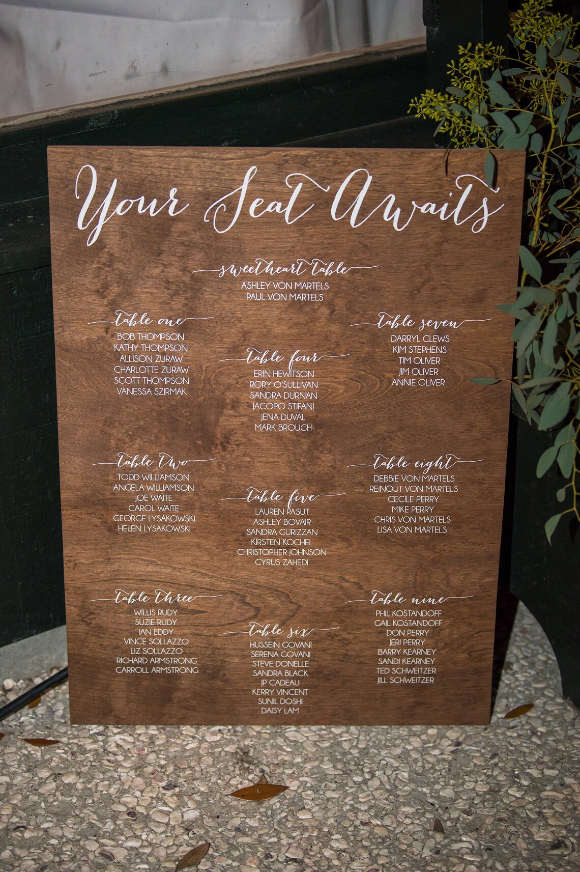 Wedding Seating Chart Sign, Escort Sign, Escort Board, Seating Board ...