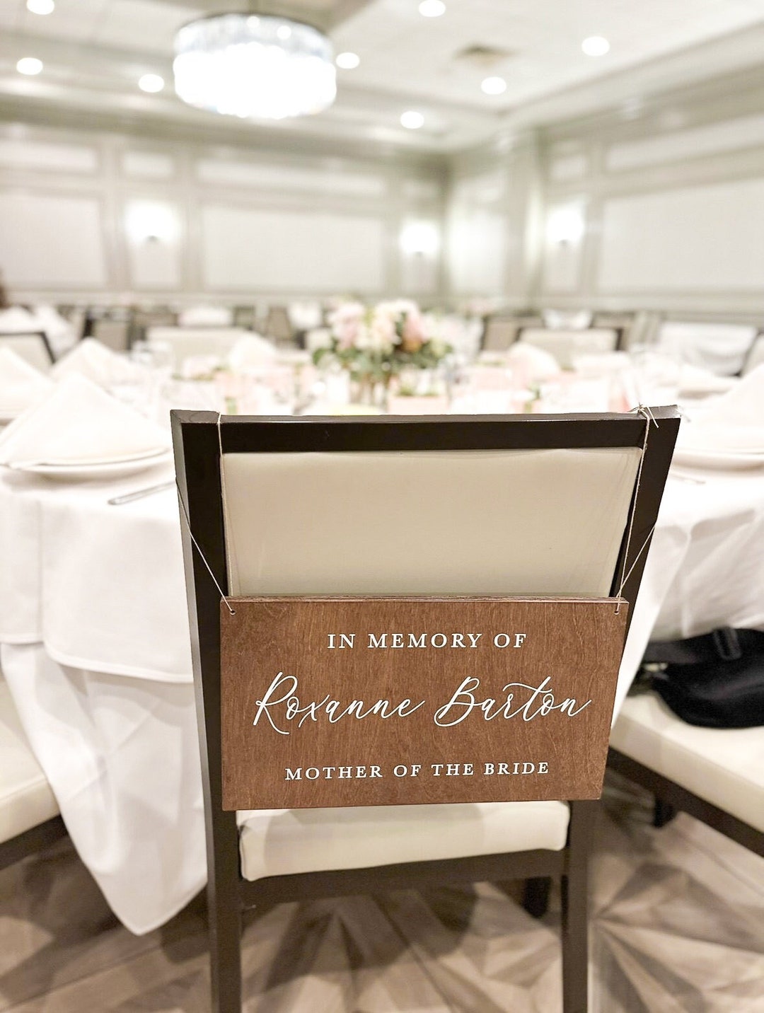 In Memory Sign, Memory Chair Sign for Loved One, in Memory Wedding Sign ...