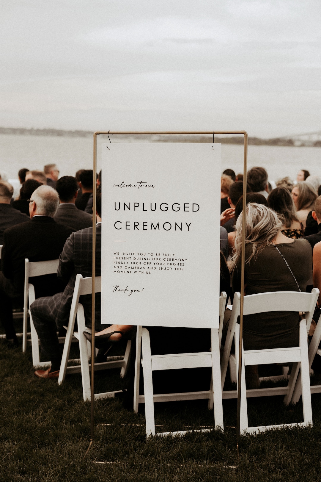 Unplugged Wedding Sign, Unplugged Ceremony Sign, Unplugged Wedding ...