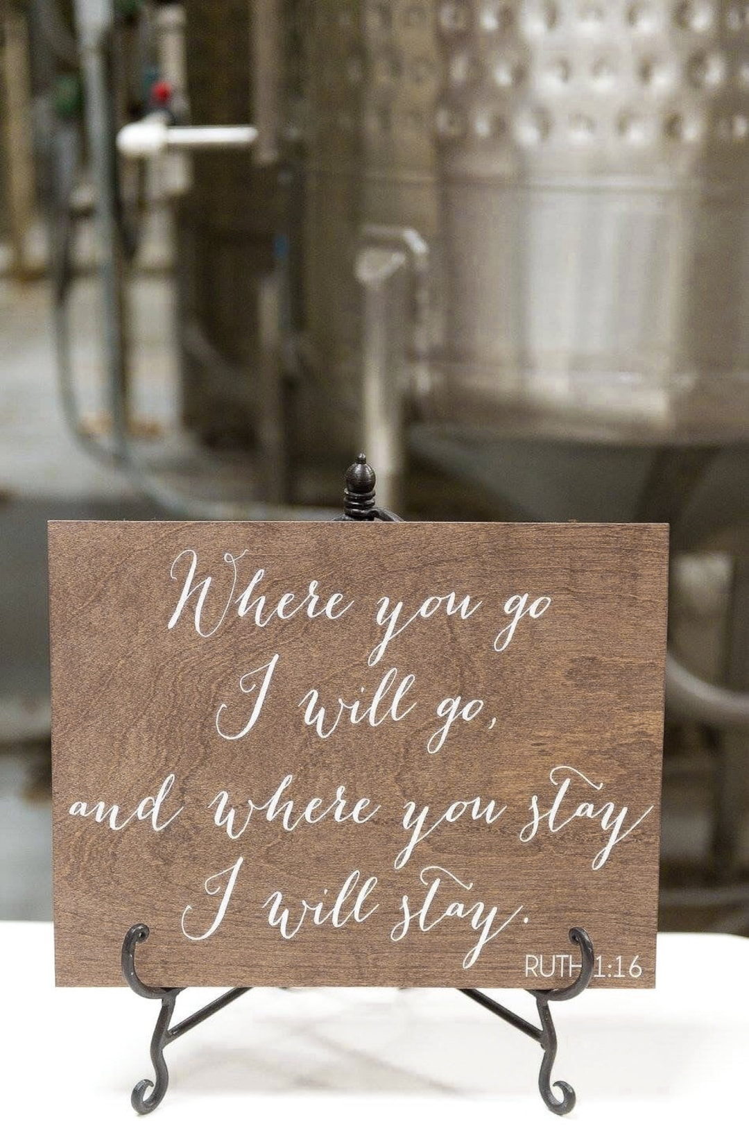 Where You Go, I Will Go - Ruth 1:16, Wooden Wedding Signs, Signs for ...