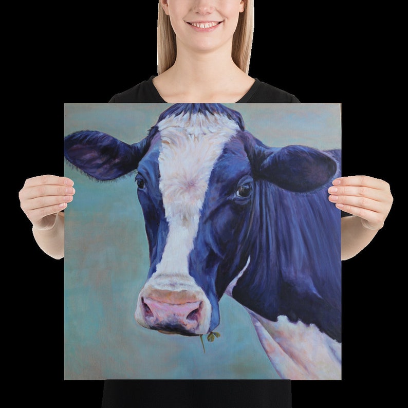 18x18" Poster, Holstein Print, Cow Print - Etsy