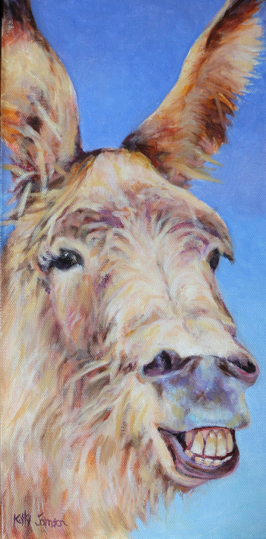 Homer the Donkey, Donkey Painting, Donkey Original Oil - Etsy