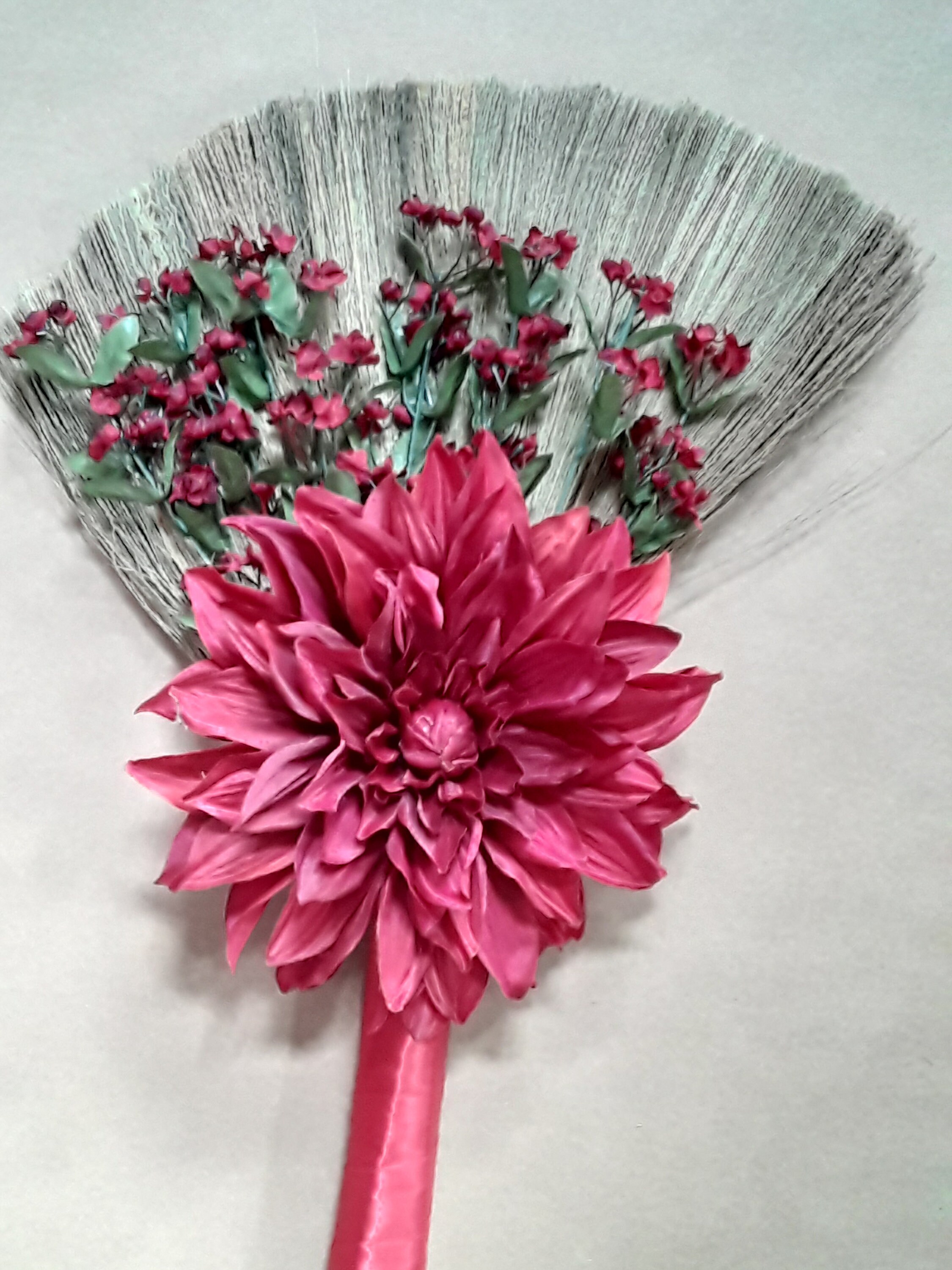 Red Tropical Wedding Broom, Jumping Broom, African American Wedding ...
