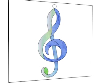 Treble Clef Pattern | Etsy