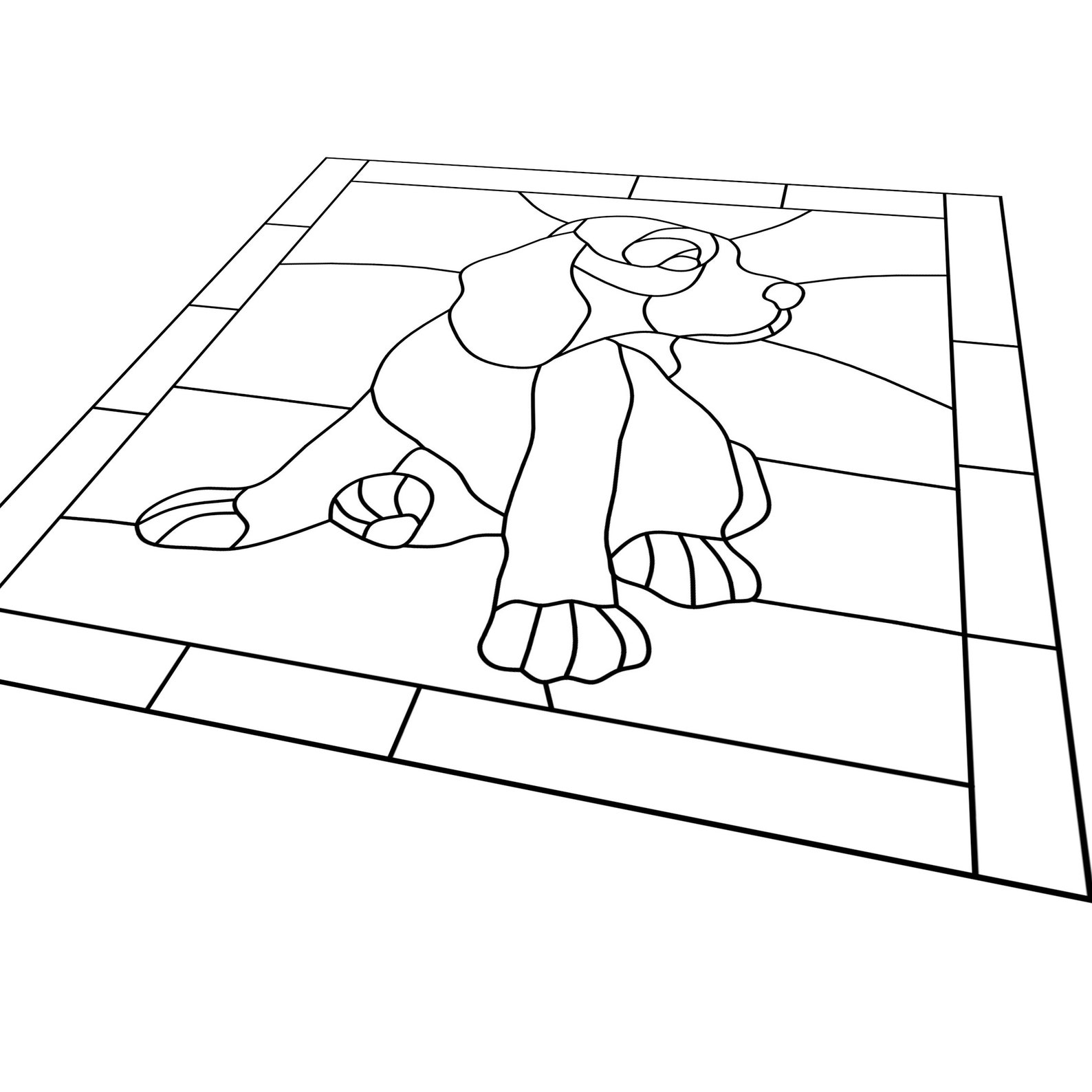 Beagle Stained Glass Pattern - Etsy