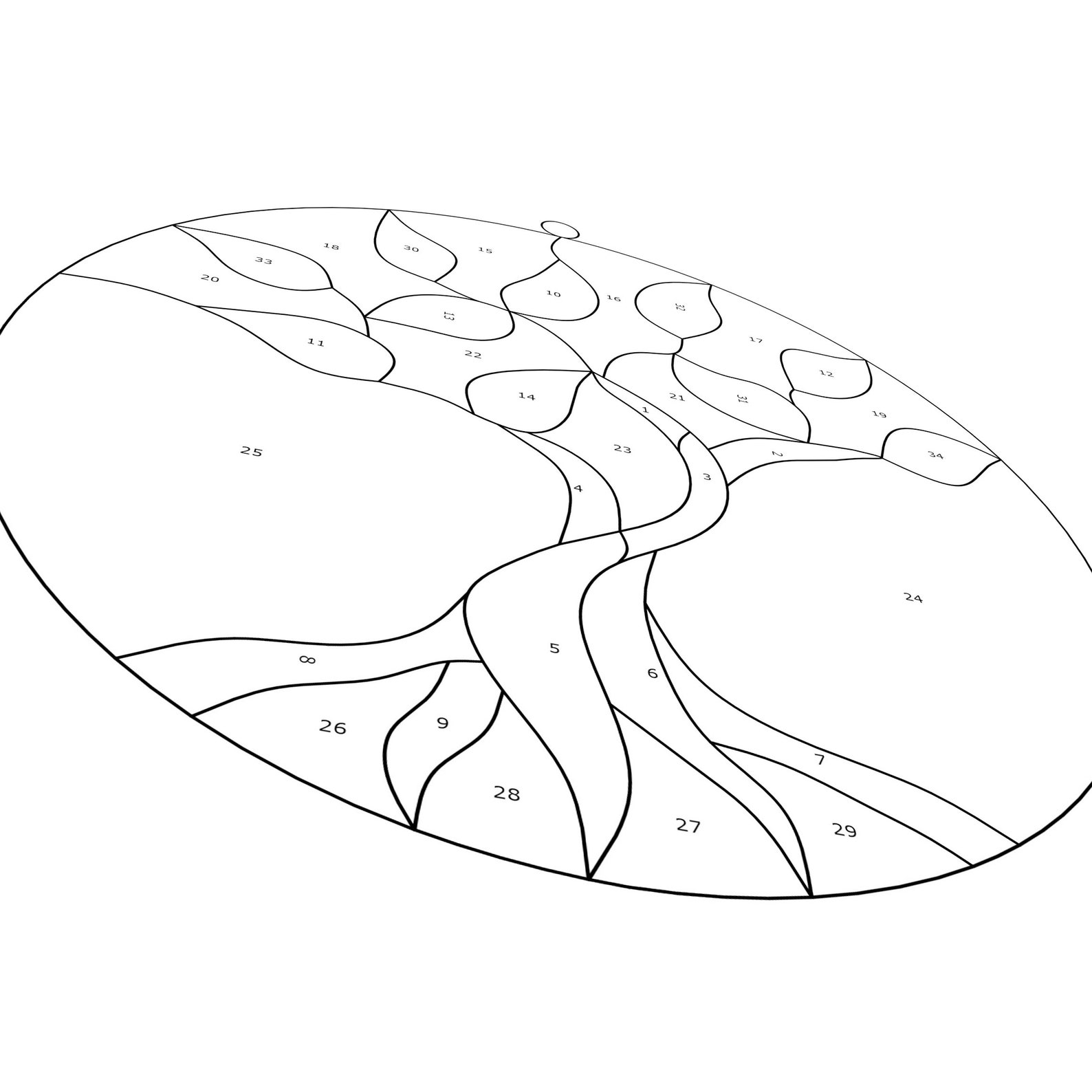 Tree of Life Stained Glass Pattern - Etsy