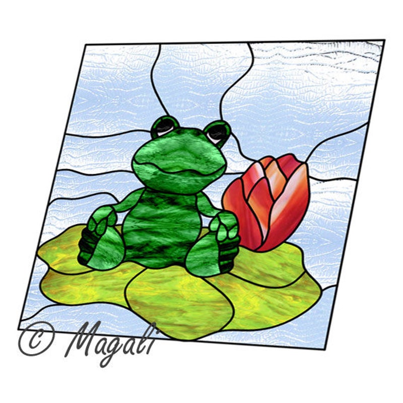 Stained Glass Frog - Etsy