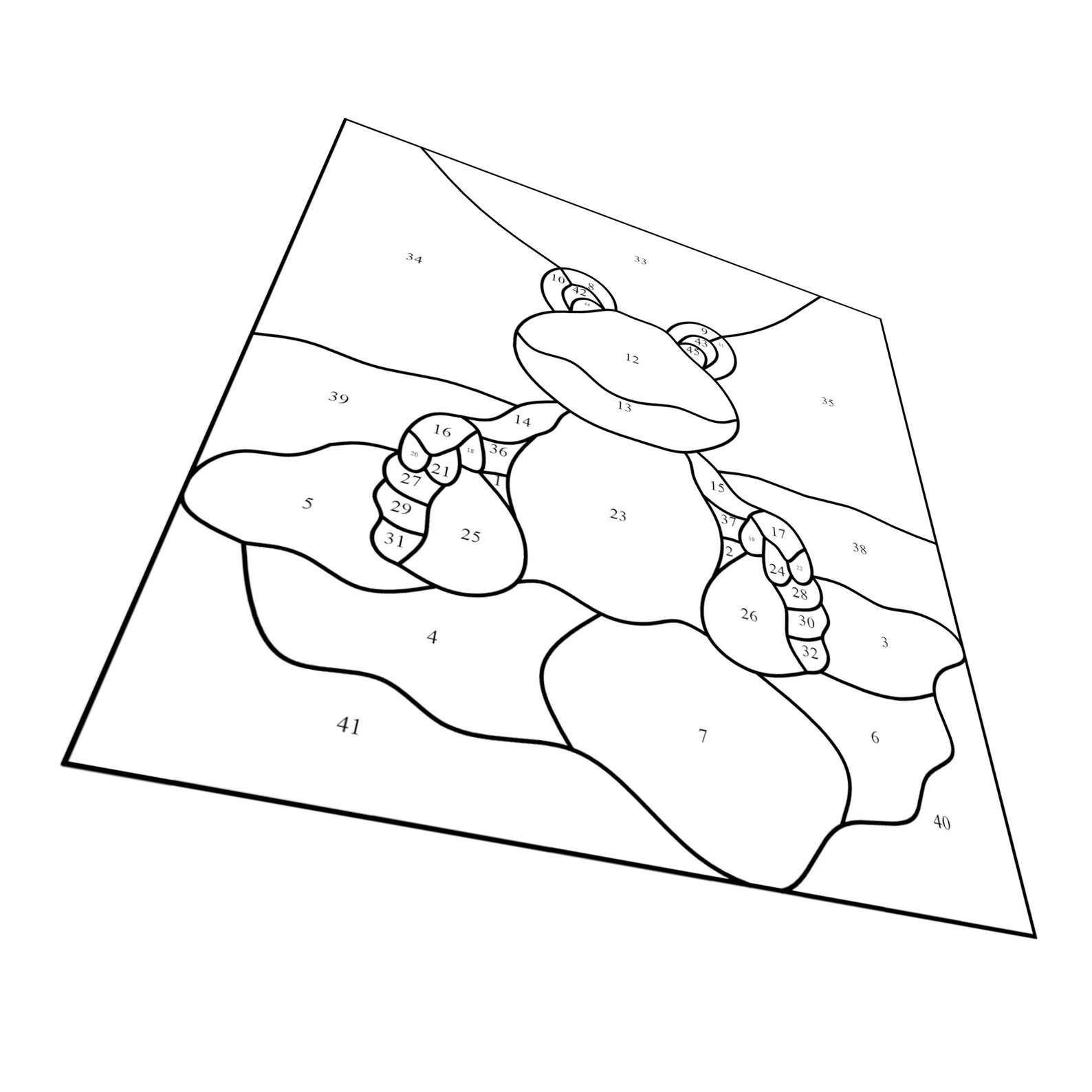 Frog Easy Stained Glass Pattern - Etsy