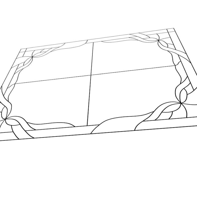 Mirror Stained Glass Pattern - Etsy