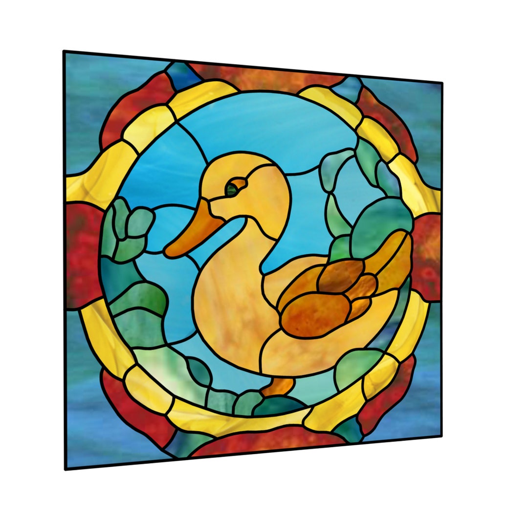 Duck Stained Glass Pattern - Etsy