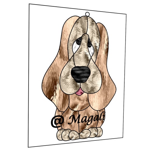 Labrador Dog Stained Glass Pattern - Etsy