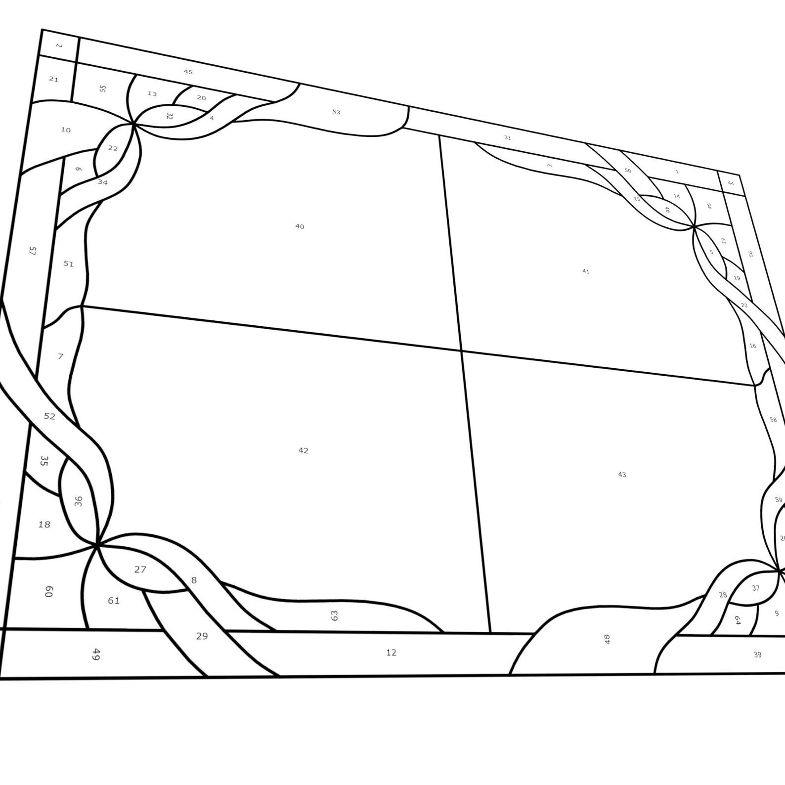 Mirror Stained Glass Pattern - Etsy