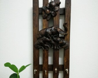 Handmade Wooden Wall Mount Motorcycle Key Holder Woodyfact - Etsy